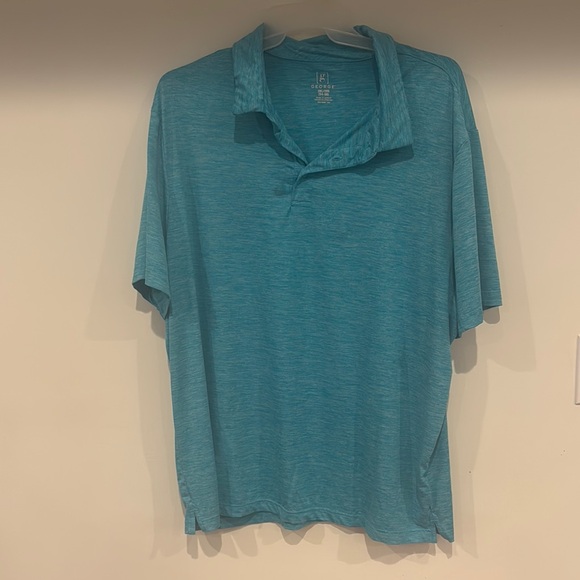 George | Shirts | George Blue Polo Shirt Soft And Comfortable | Poshmark